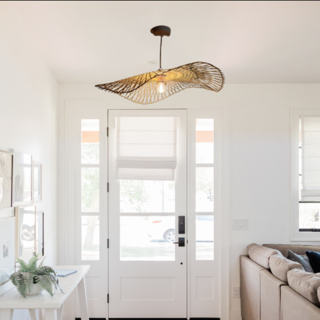 CGC TULUL Large 56 cm Hand Made Bamboo Easy Fit Lampshade – CGC Interiors