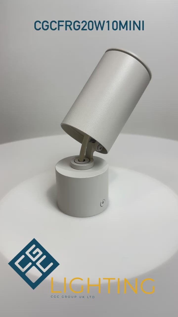 CGC WILLOW White Cylinder Adjustable Spotlight – CGC Interiors