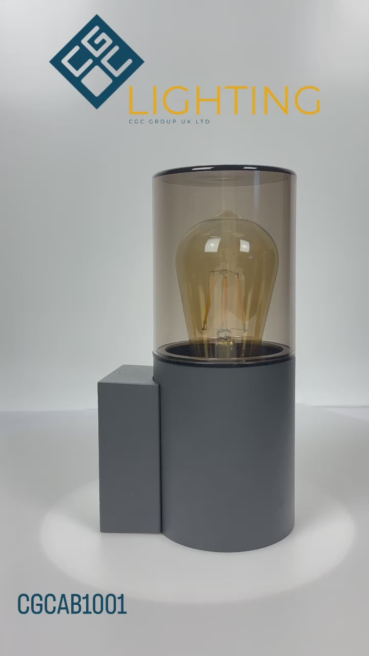 BLUEBELL | Dark Grey Cylinder Wall Light – CGC Interiors
