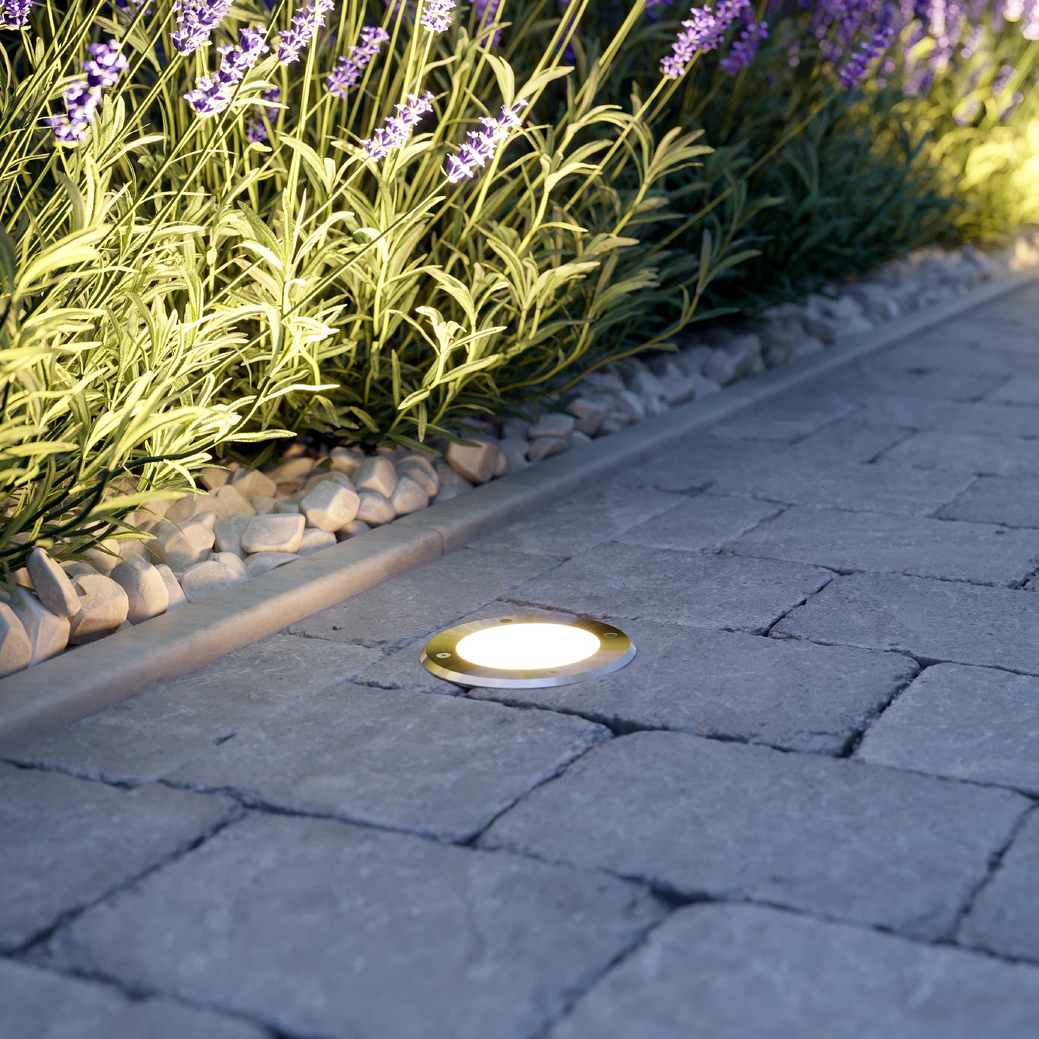 CGC Beta Round Inground GU10 Walkover Drive Way Recessed Floor Light A ...